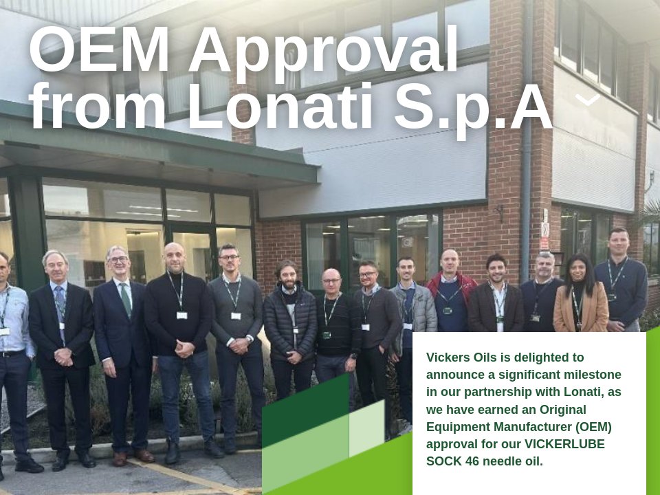 Vickers Oils Secures OEM Approval from Lonati S.p.A., Italy - Vickers Vault September 2024 issue v2